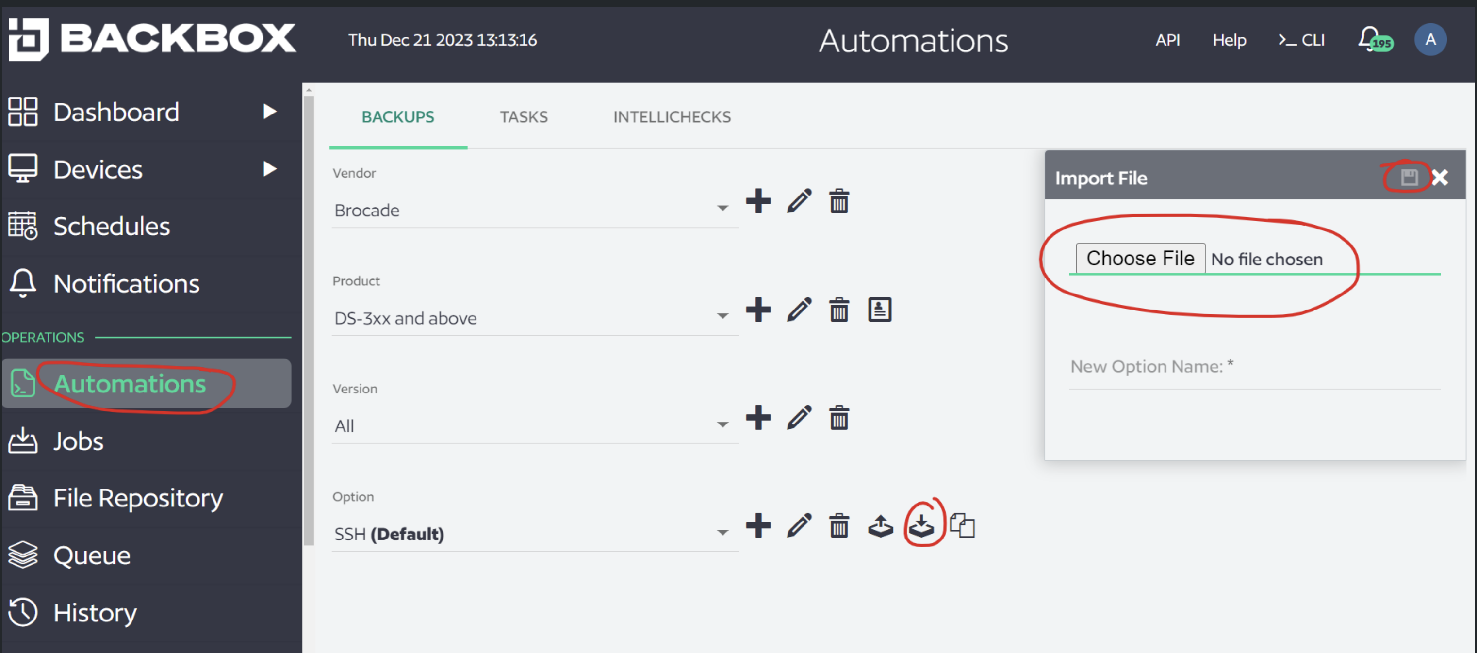 How to Export and Import Backup Automations