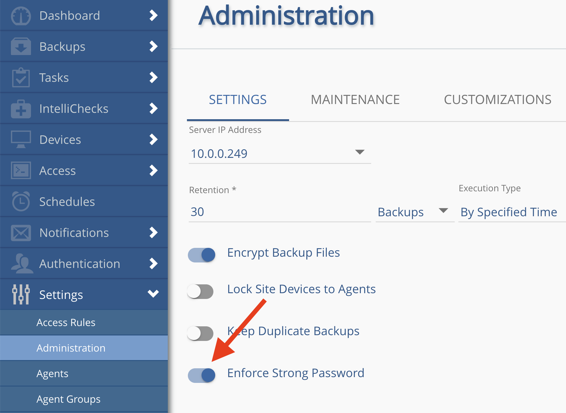 Password Complexity Requirements 