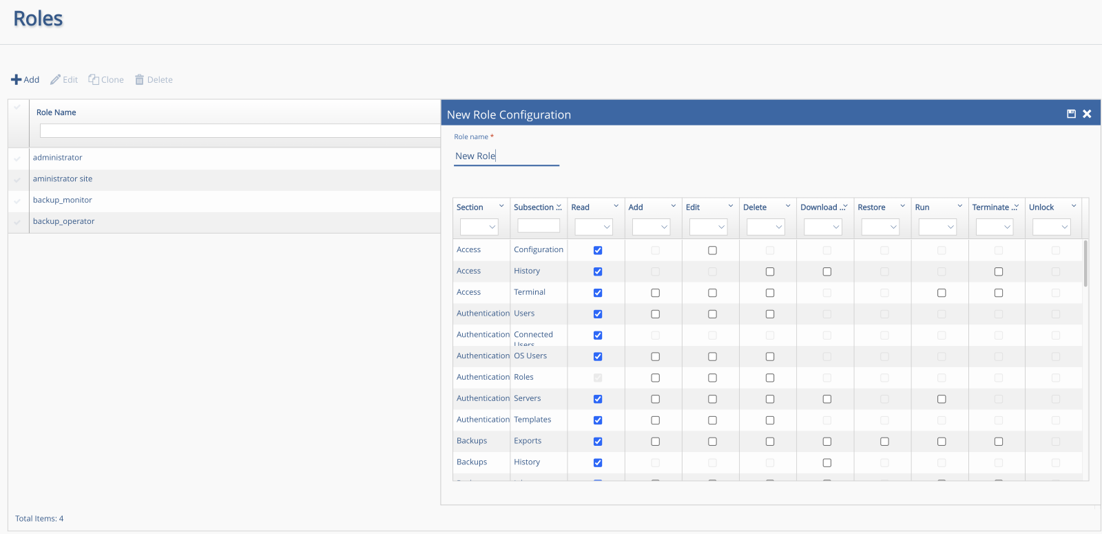 Create Authentication Templates, Users, Roles, Notifications and Alerting.