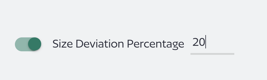 Size Mismatch versus Size Deviation
